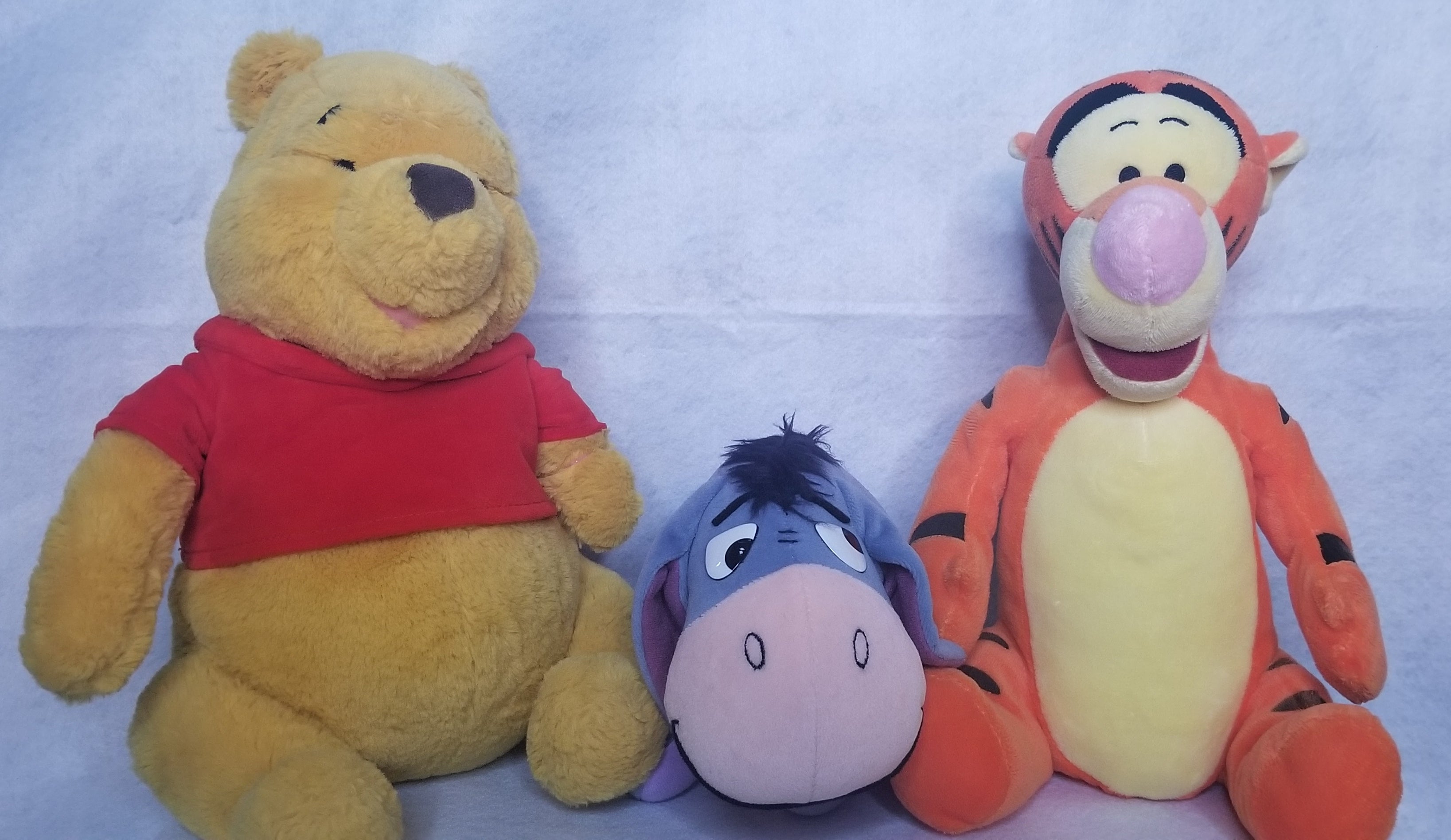 Winnie The Pooh, Tigger and Eyore Plushies – Trash Bin Treasures